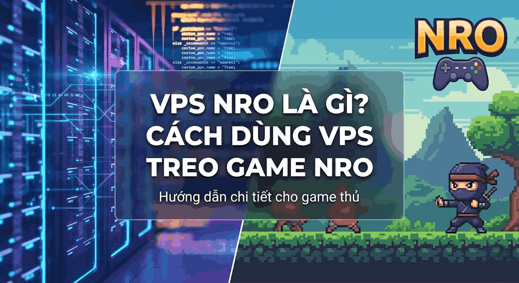 VPS NRO là gì? Cách dùng VPS treo game NRO - VPSRE